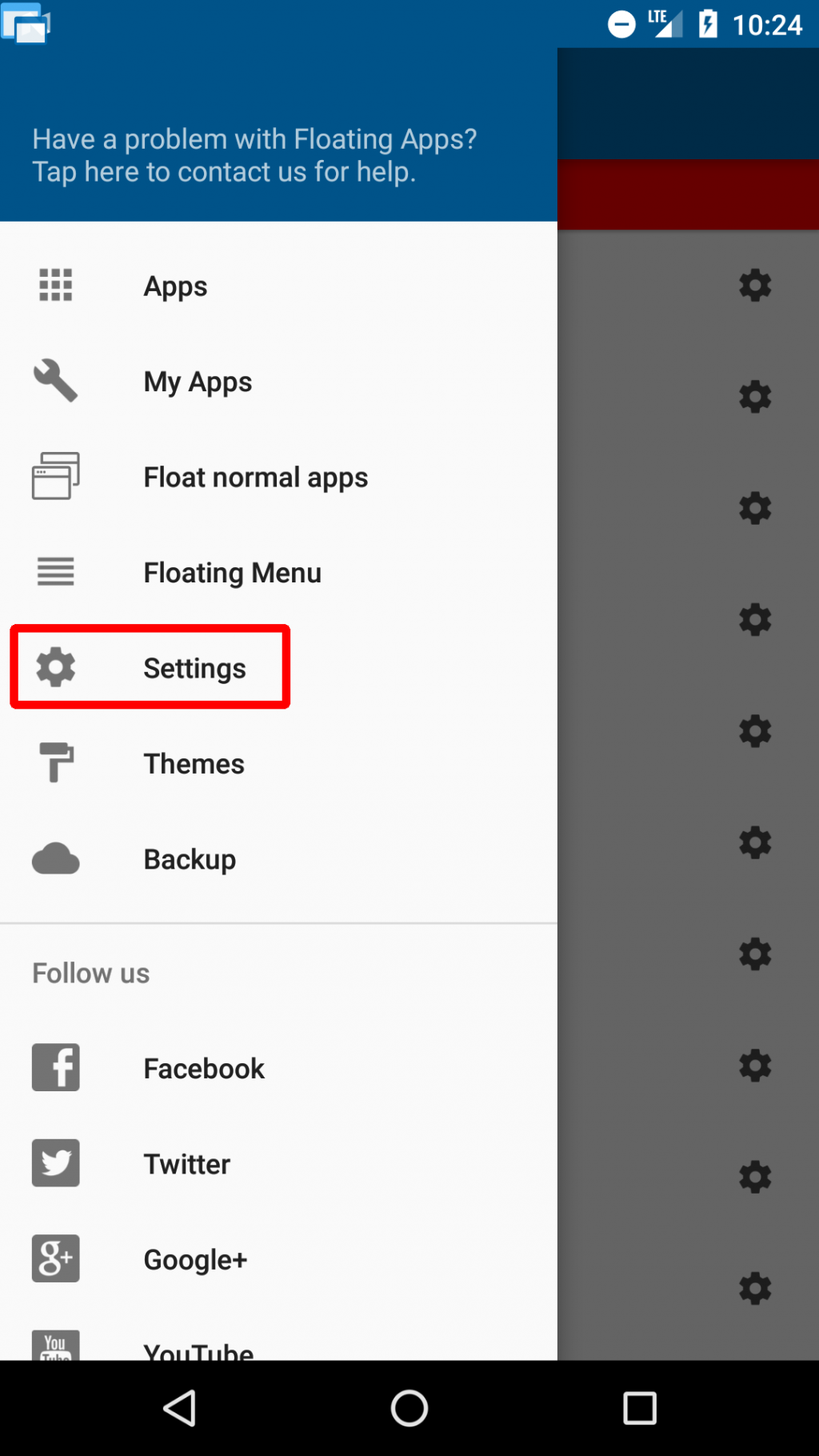 How to configure new Applications? – Floating Apps