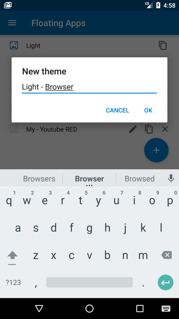 How to configure different bubbles for floating apps? – Floating Apps