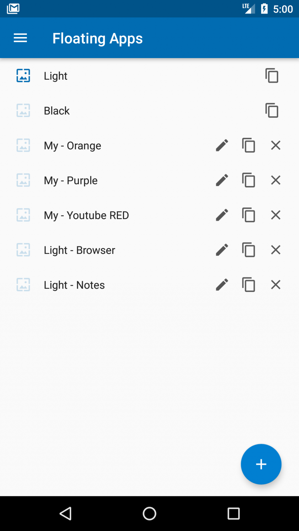 How to configure different bubbles for floating apps? – Floating Apps