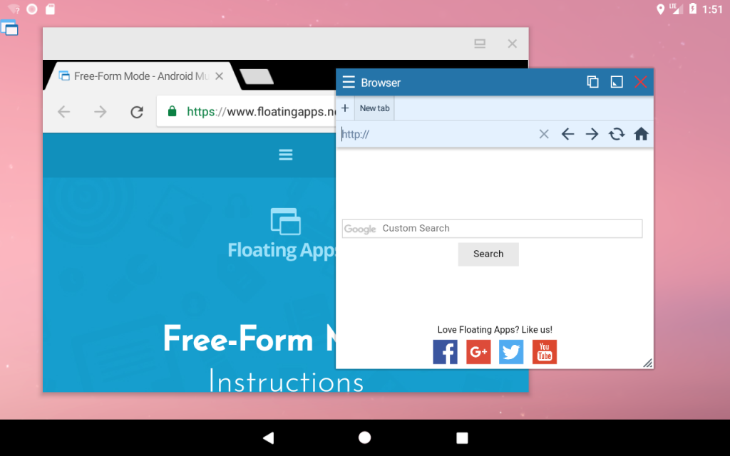 How to float installed apps with freeform mode? – Floating Apps