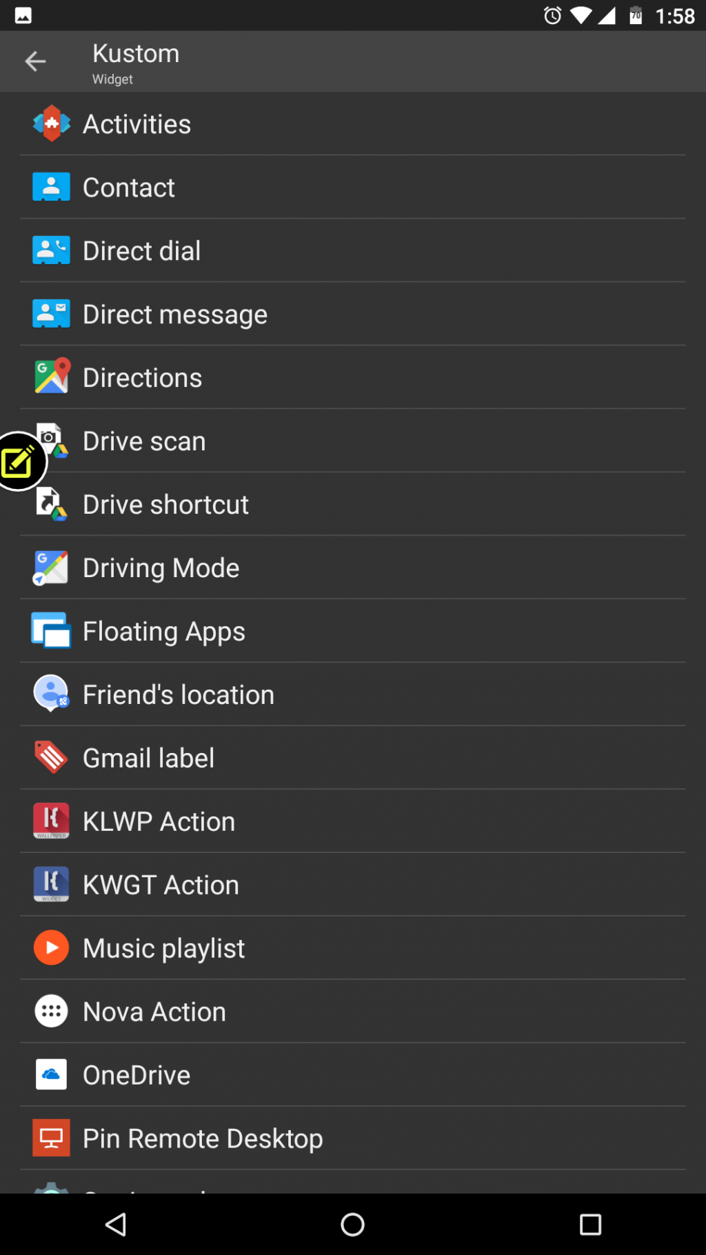 Kustom + Floating Apps – play nicely together! – Floating Apps