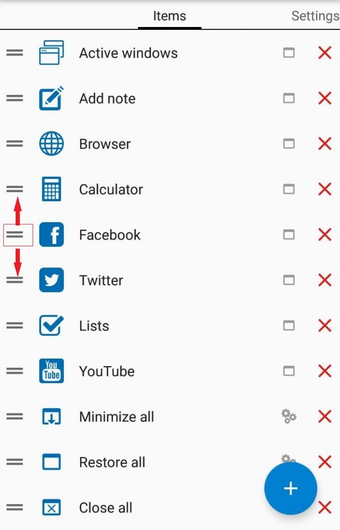 Getting started using Floating Menu – Floating Apps