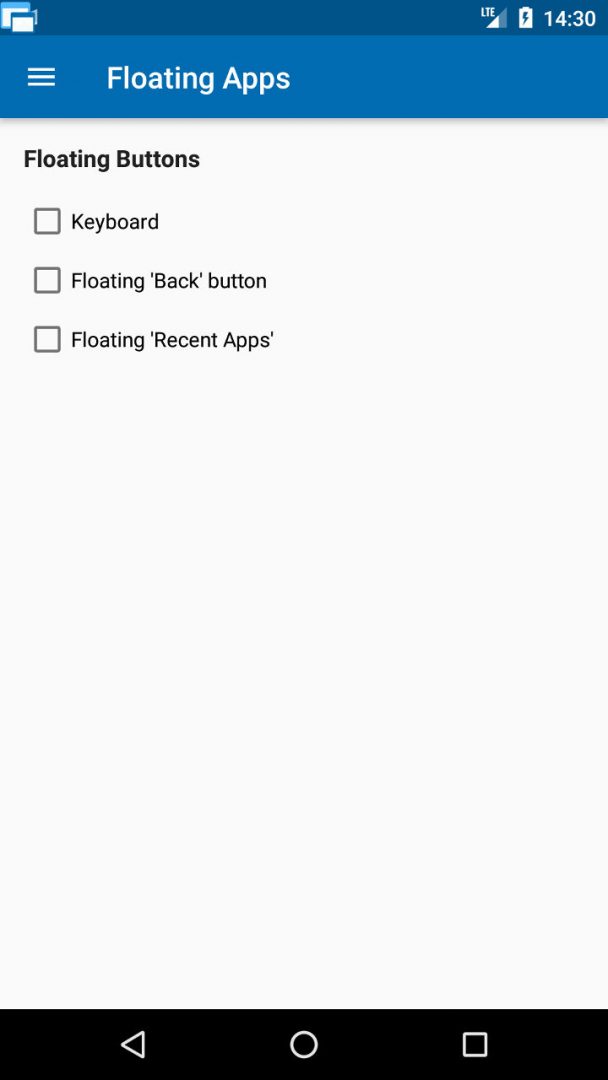 Floating Apps for Auto: Here go floating buttons! – Floating Apps