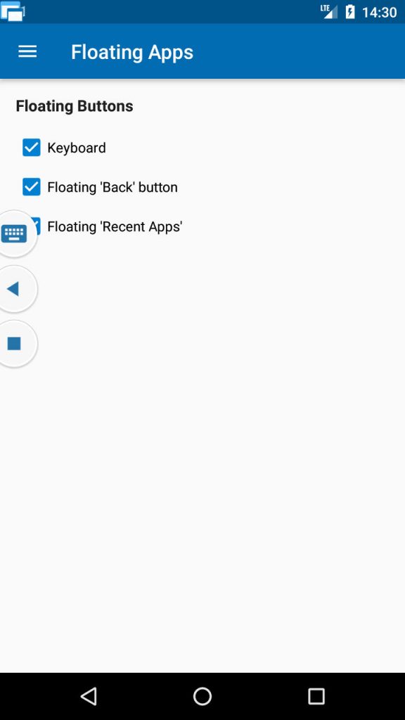 Floating Apps for Auto: Here go floating buttons! – Floating Apps