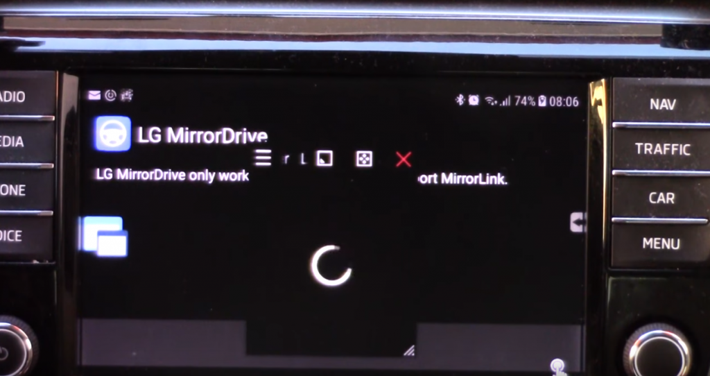 MirrorLink & installed apps – Floating Apps