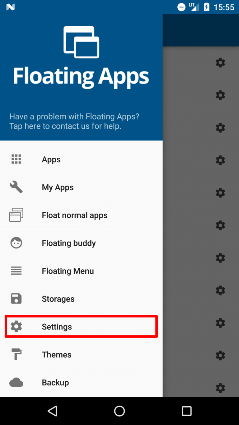 How to enable/disable the floating menu and the floating icon ...