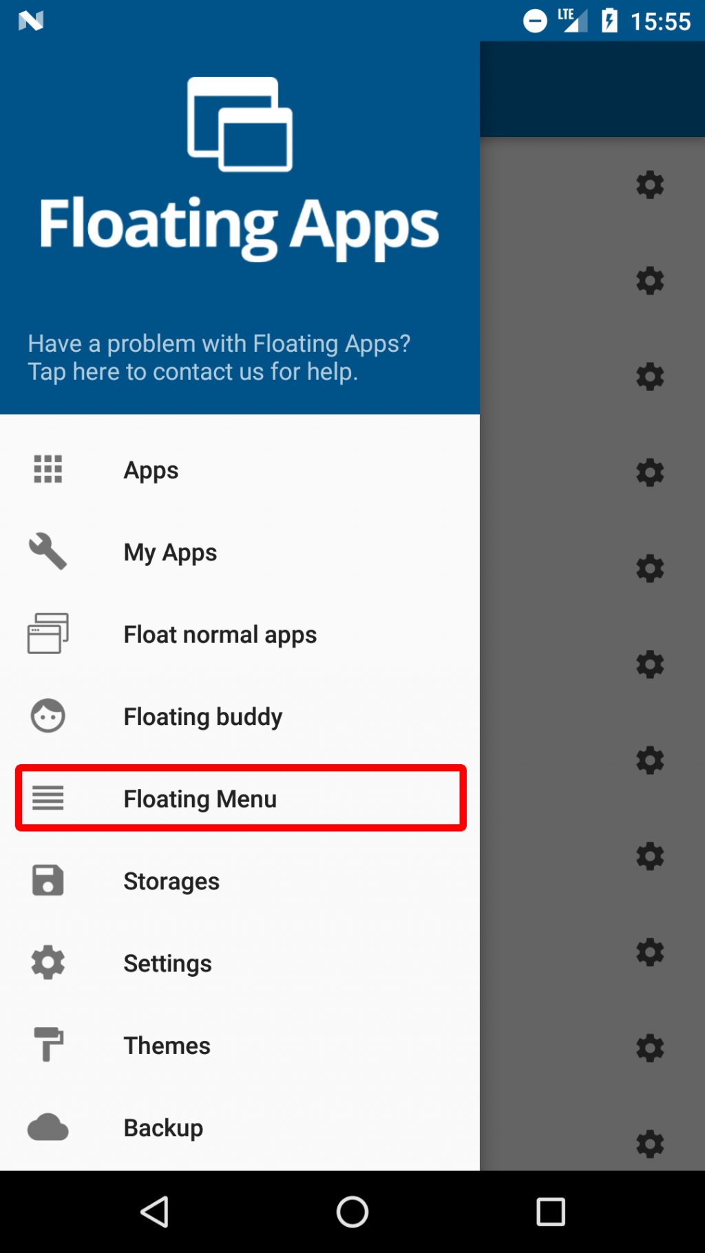 How to enable/disable the floating menu and the floating icon ...