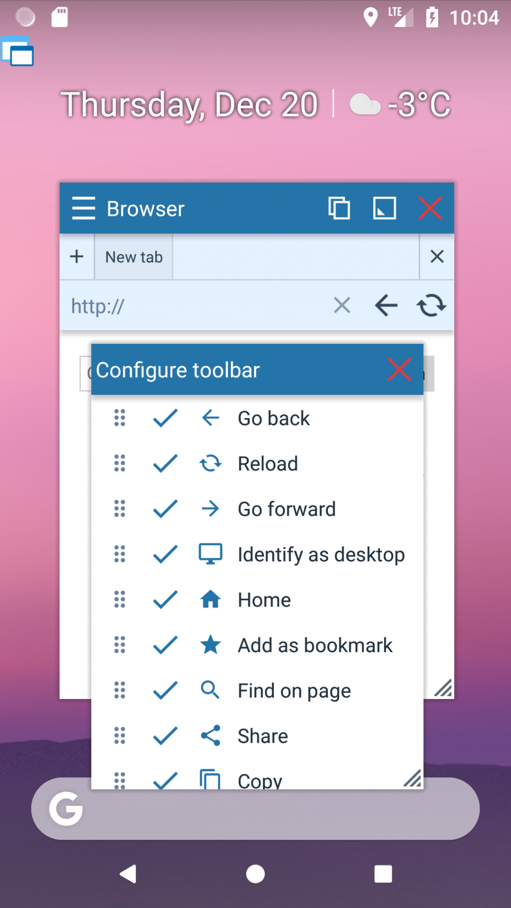 Browser Beginner Tips Floating Apps