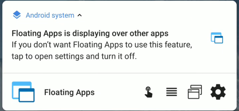 Floating Windows – Floating Apps